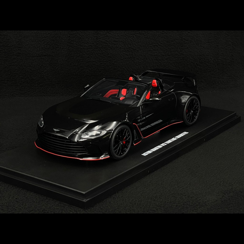 Aston Martin V12 Vantage Roadster 2023 Onyx Schwarz 1/18 GT Spirit GT923