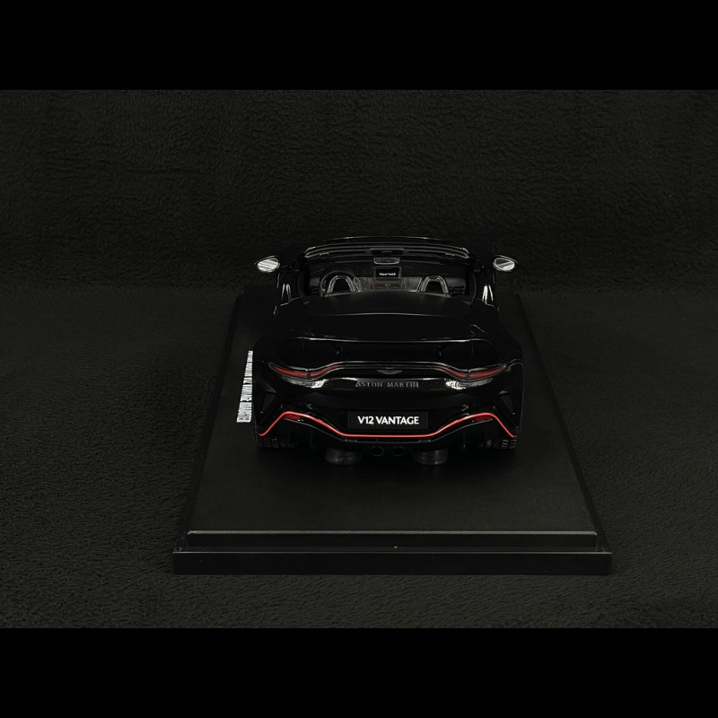 Aston Martin V12 Vantage Roadster 2023 Onyx Schwarz 1/18 GT Spirit GT923