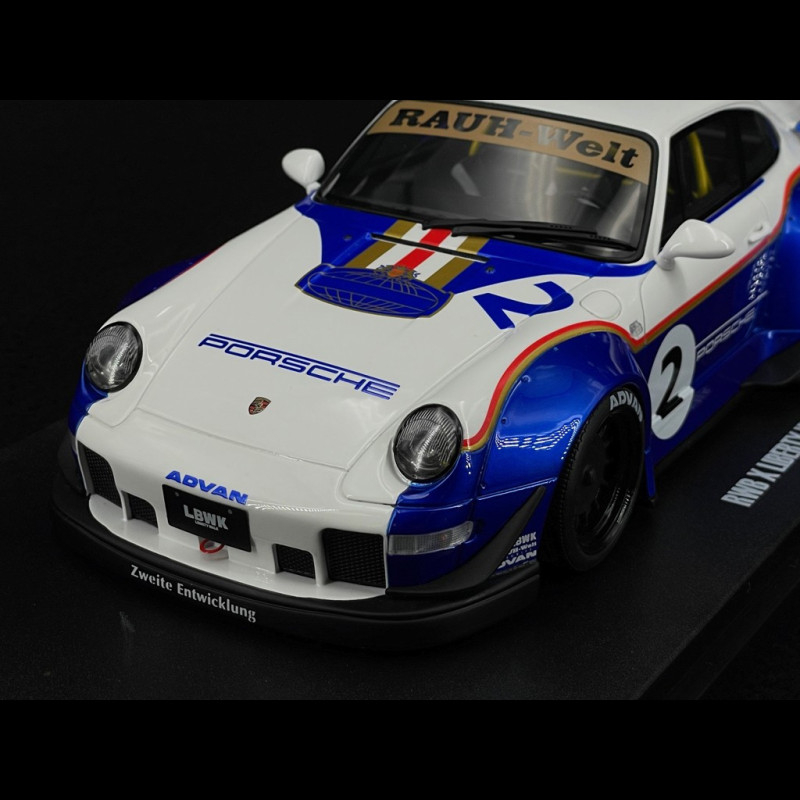 Porsche 911 RWB x Liberty Walk Type 993 2023 Bleu / Blanc 1/18 GT ...