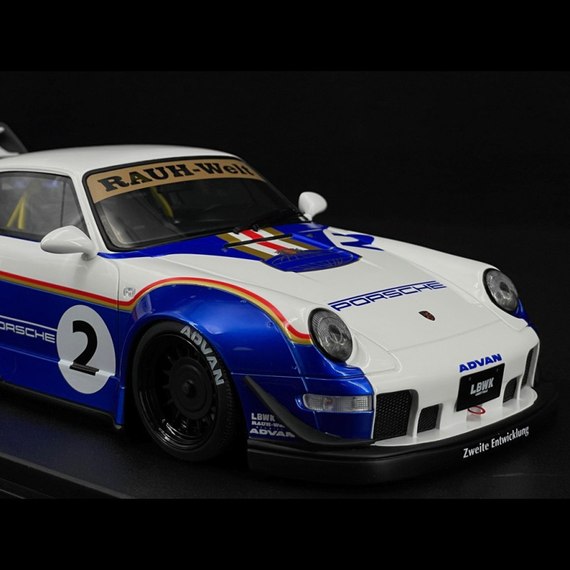 Porsche 911 RWB x Liberty Walk Type 993 2023 Bleu / Blanc 1/18 GT ...