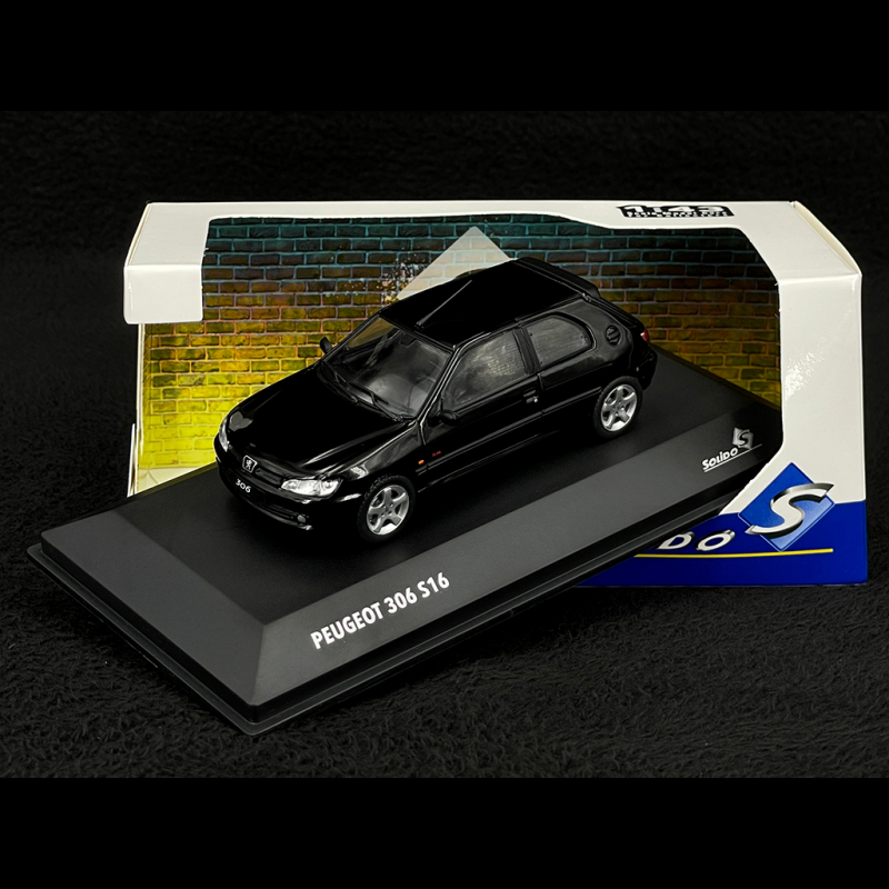 Peugeot 306 S16 1994 Noir Onyx 1/43 Solido S4311405