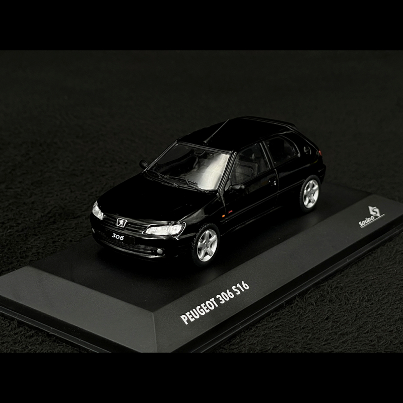 Peugeot 306 S16 1994 Noir Onyx 1/43 Solido S4311405