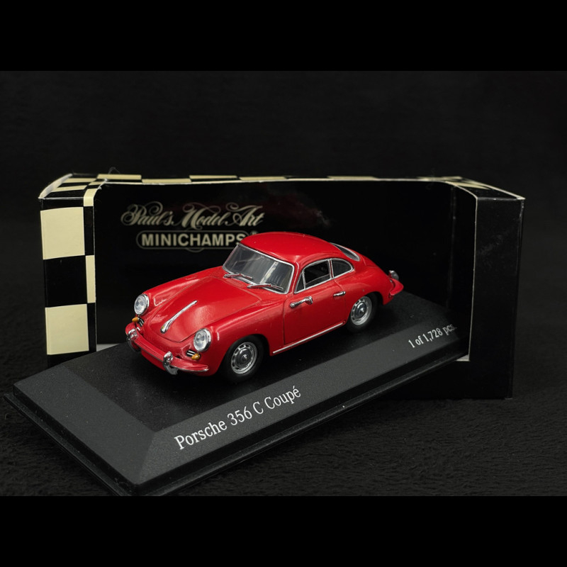 Porsche 356 C Coupe 1965 Signalrot 1/43 Minichamps 430062322