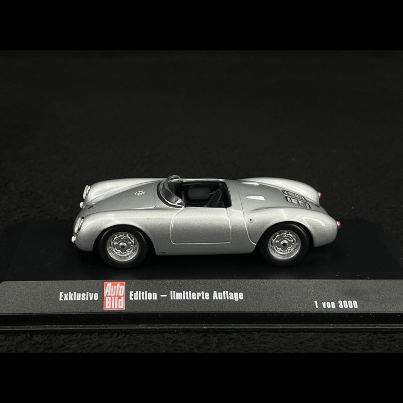 Porsche 550 Spyder silver Edition Auto Bild 1/43 Minichamps 433066034
