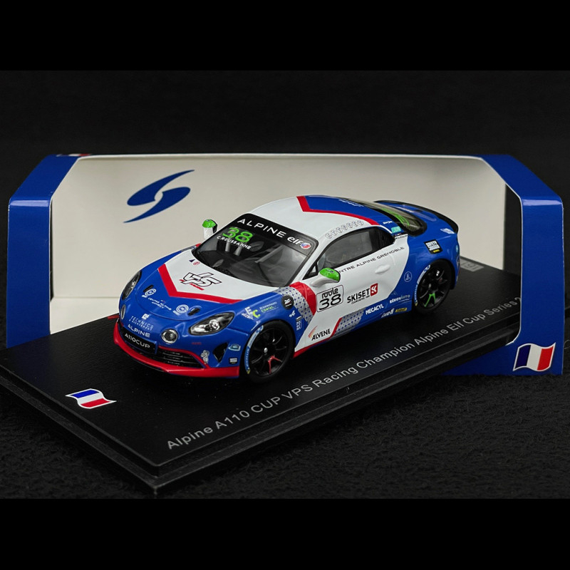 Alpine A110 Cup n°38 Vainqueur Alpine Elf Cup Series 2024 1/43 Spark SF329
