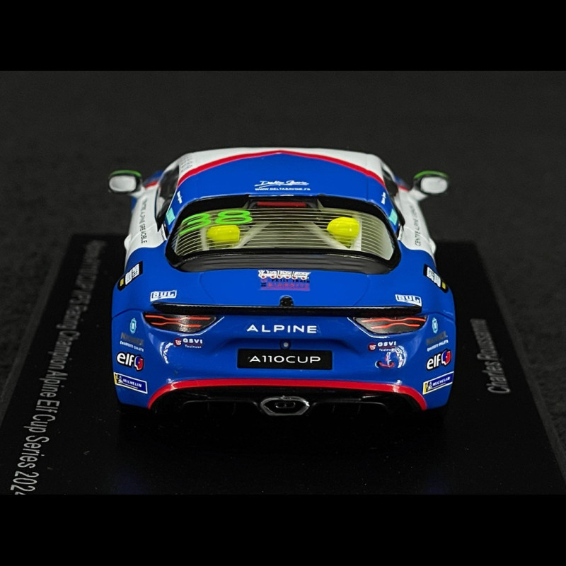 Alpine A110 Cup n°38 Vainqueur Alpine Elf Cup Series 2024 1/43 Spark SF329