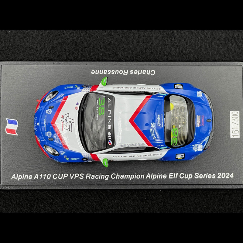Alpine A110 Cup n°38 Vainqueur Alpine Elf Cup Series 2024 1/43 Spark SF329