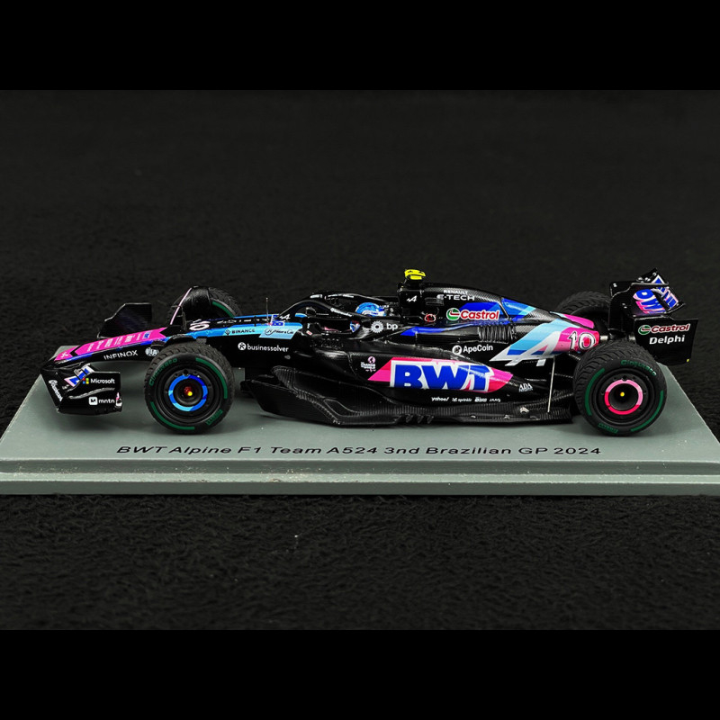 Pierre Gasly Alpine A524 BWT n°10 3. GP Brazil 2024 F1 1/43 Spark S9552