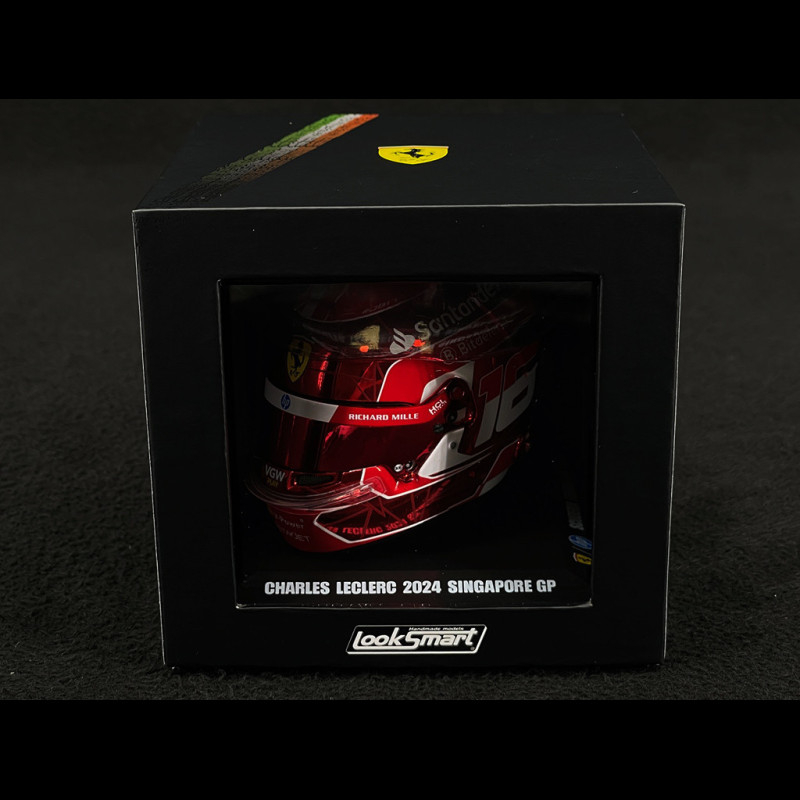 Charles Leclerc Helm GP Singapore 2024 1/5 LookSmart LSHEL006
