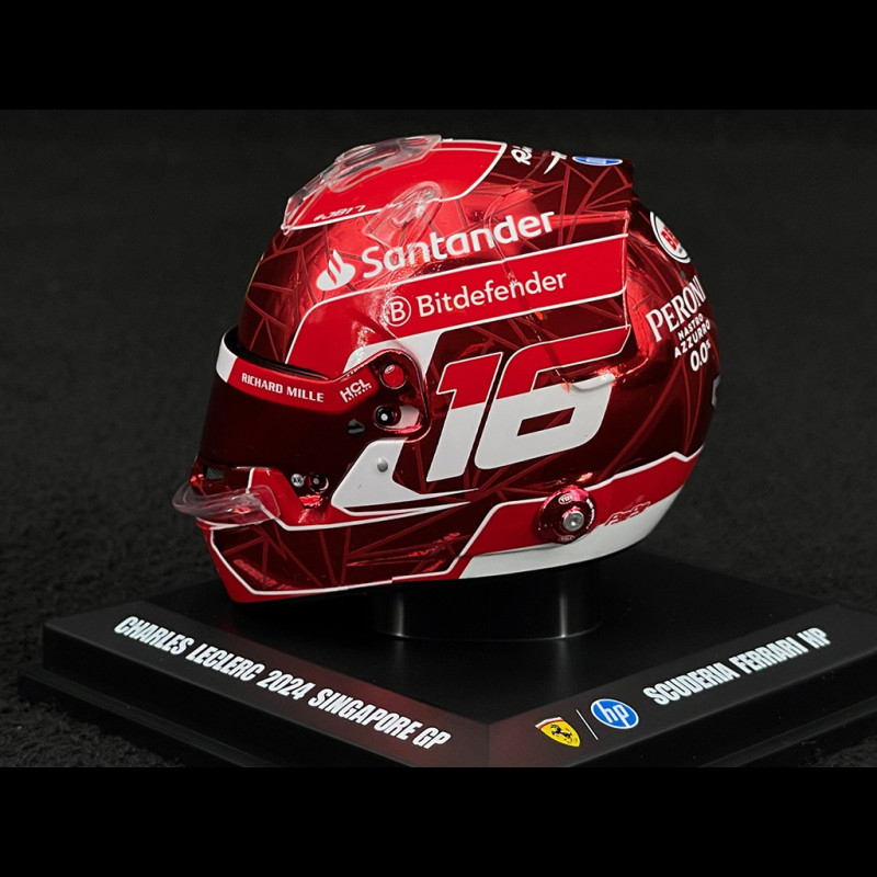 Charles Leclerc Helm GP Singapore 2024 1/5 LookSmart LSHEL006