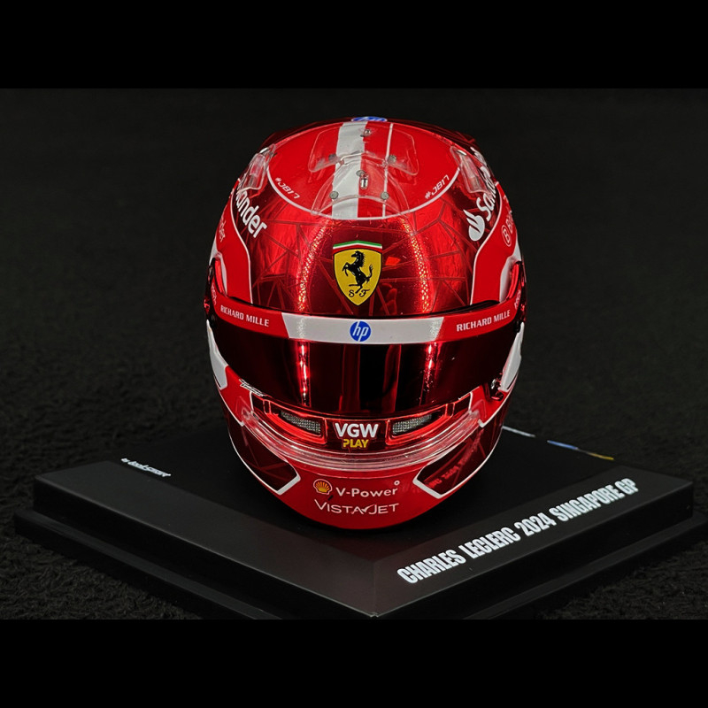 Charles Leclerc Helm GP Singapore 2024 1/5 LookSmart LSHEL006