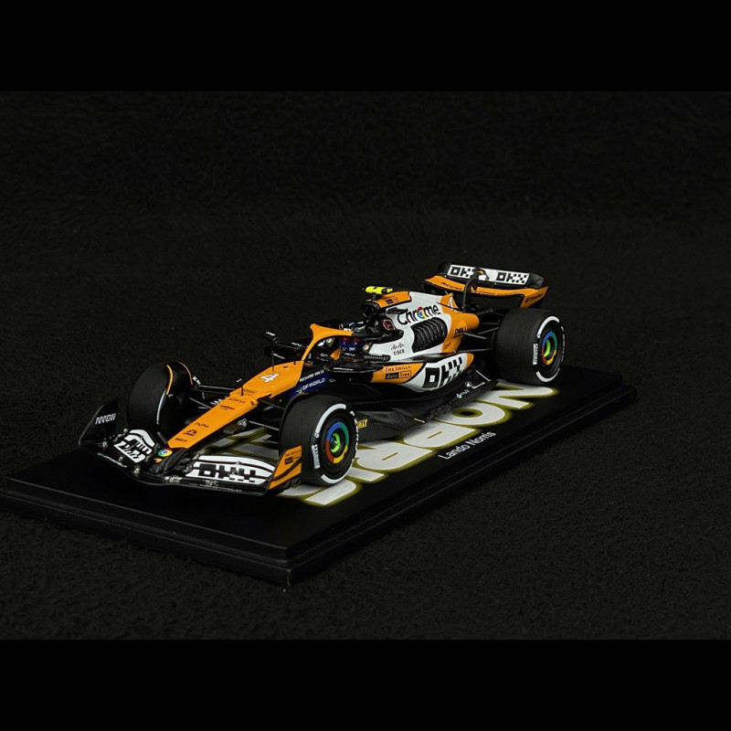 Lando Norris McLaren MCL38 n°4 Winner GP Singapore 2024 F1 1/43 Spark S9561