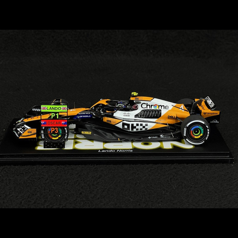 Lando Norris McLaren MCL38 n°4 Winner GP Singapore 2024 F1 1/43 Spark S9561