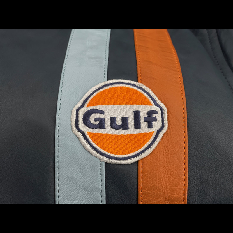 Gulf Leather Jacket Roadmaster Navy Blue GU252JAM05-100