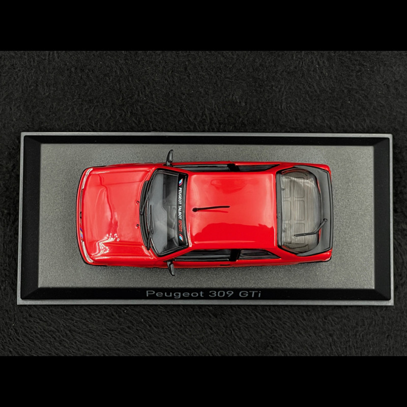 Peugeot 309 GTI 1987 Vallelunga Red PTS Deco 1/43 Norev 473911