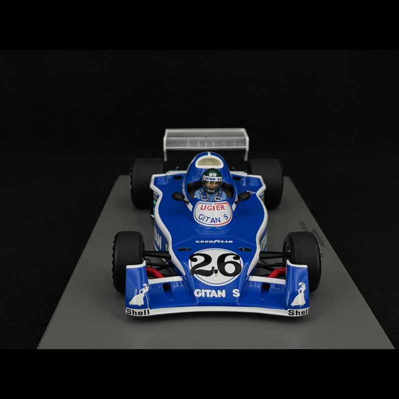Jacques Laffite Ligier JS5 n° 26 3rd Belgian GP F1 1976 1/18 Spark 18S711