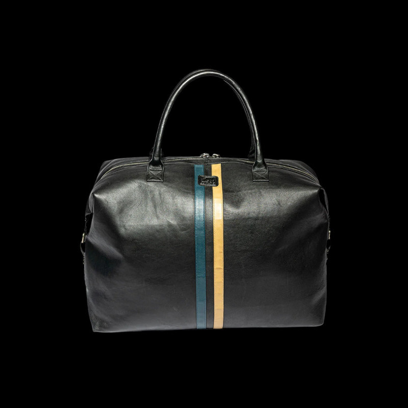 Grand Sac de Voyage 24h le Mans Steve McQueen en Cuir Dean 7 72h Noir ...