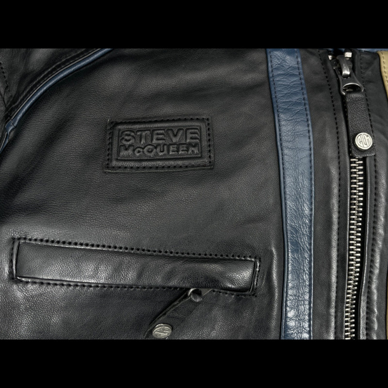 24h le Mans Leather Jacket Steve McQueen Liam 2 Black 27945-1504 - men