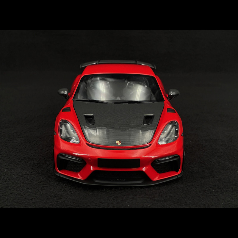 Porsche Cayman GT4 RS 2024 Weissach Package Rouge Indien 1/18 ...