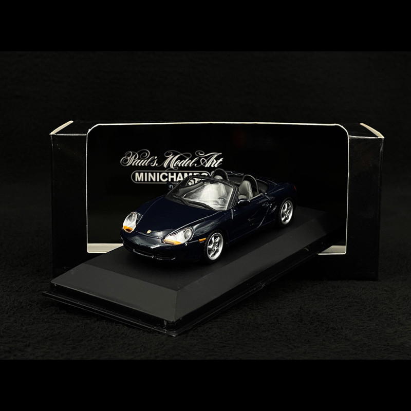 Porsche Boxster S Type 986 1999 Ocean Blue 1/43 Minichamps 430068031