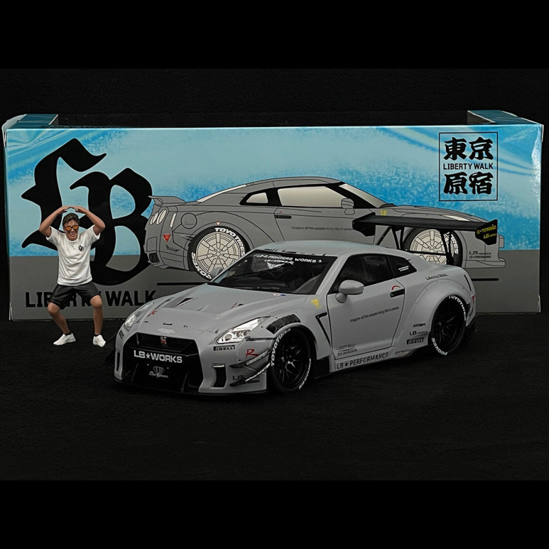 Nissan GT-R R35 W/Liberty Walk Body Kit 2.0 Fighter Livery Kato San ...