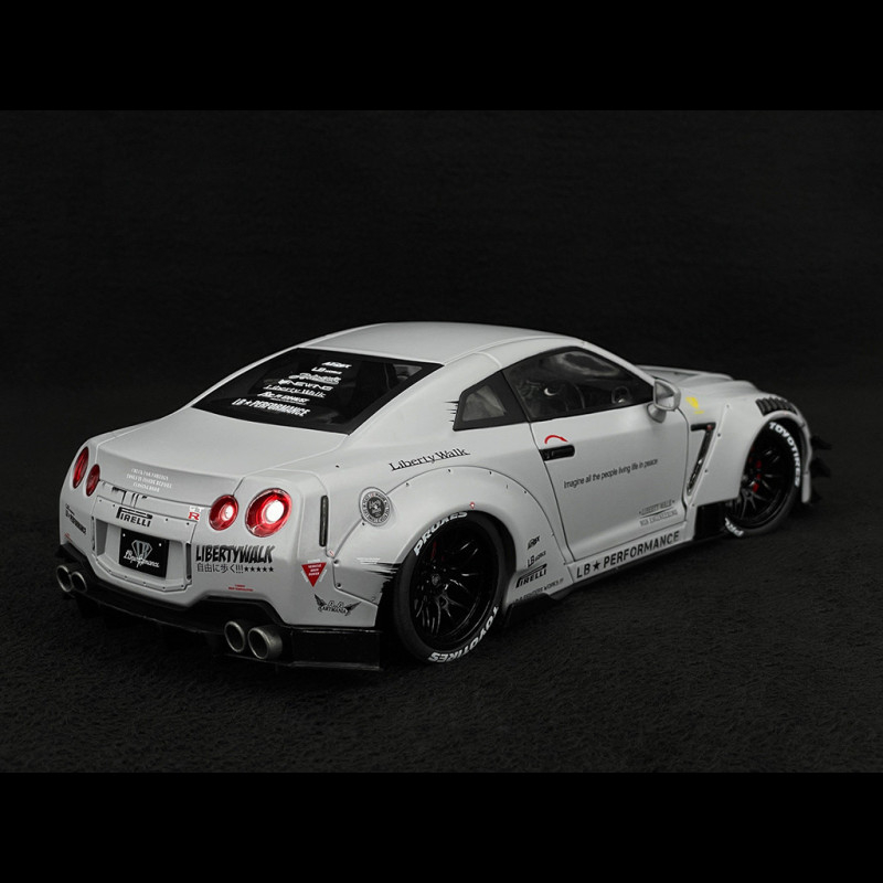 Nissan GT-R R35 W/Liberty Walk Body Kit 2.0 Fighter Livery Kato San ...