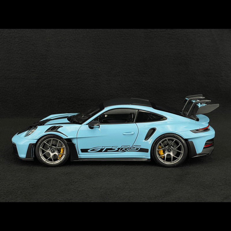 Porsche 911 GT3 RS Type 992 2022 Weissach Package Gulf Blue 1/18 Norev ...