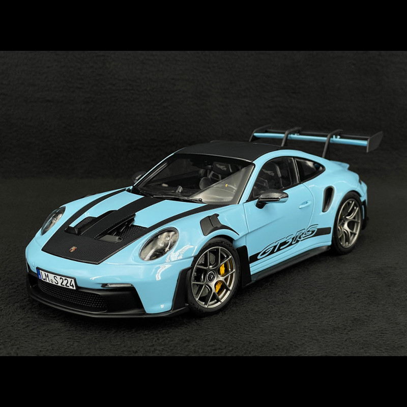 Porsche 911 GT3 RS Type 992 2022 Weissach Package Gulf Blue 1/18 Norev ...