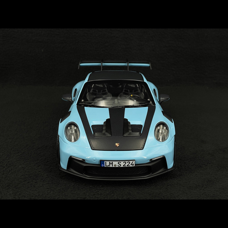 Porsche 911 GT3 RS Type 992 2022 Weissach Package Gulf Blue 1/18 Norev ...