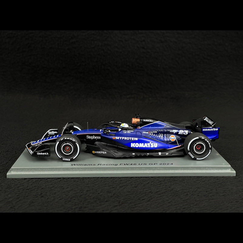 Alex Albon Williams Racing FW46 n° 23 100th Race USA GP F1 2024 1/43 ...
