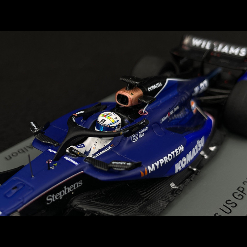 Alex Albon Williams Racing FW46 n° 23 100th Race USA GP F1 2024 1/43 ...