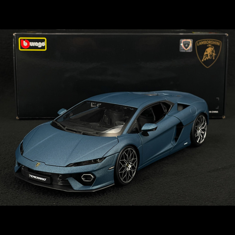 Lamborghini Temerario 2025 Matt Blue 1/18 Bburago 11052B