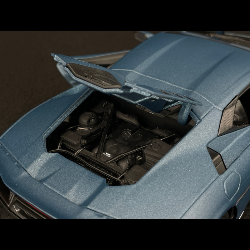 Lamborghini Temerario 2025 Matt Blue 1/18 Bburago 11052B