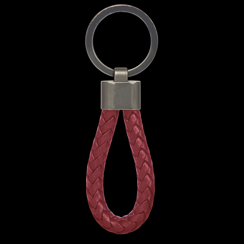 Porsche Design Keyring Leather Cord Carmine Red 4056487085586