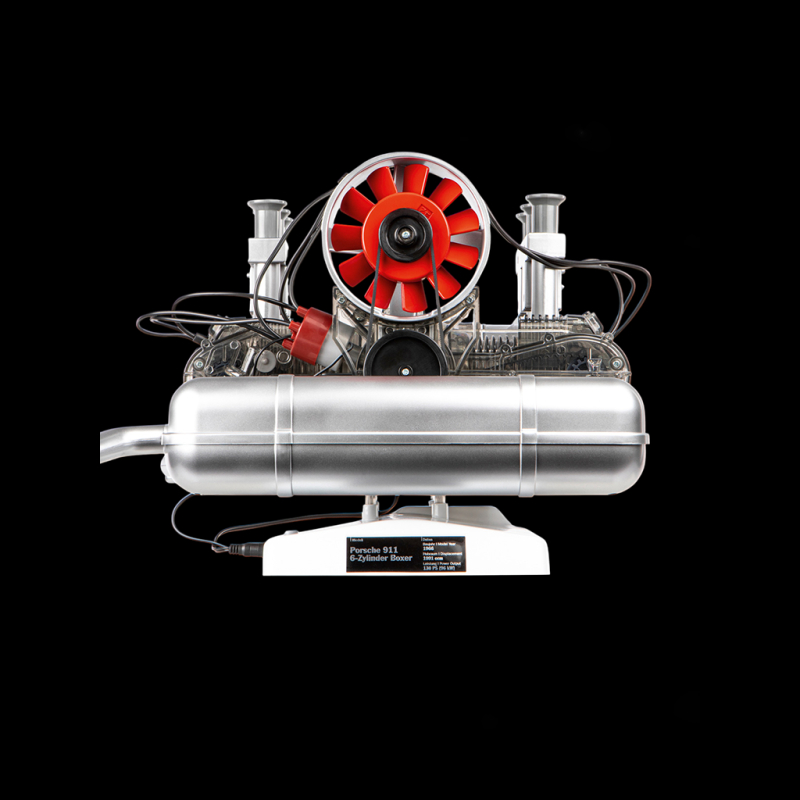 Porsche 911 Flat-6 engine kit with sound and light 1/3 English German