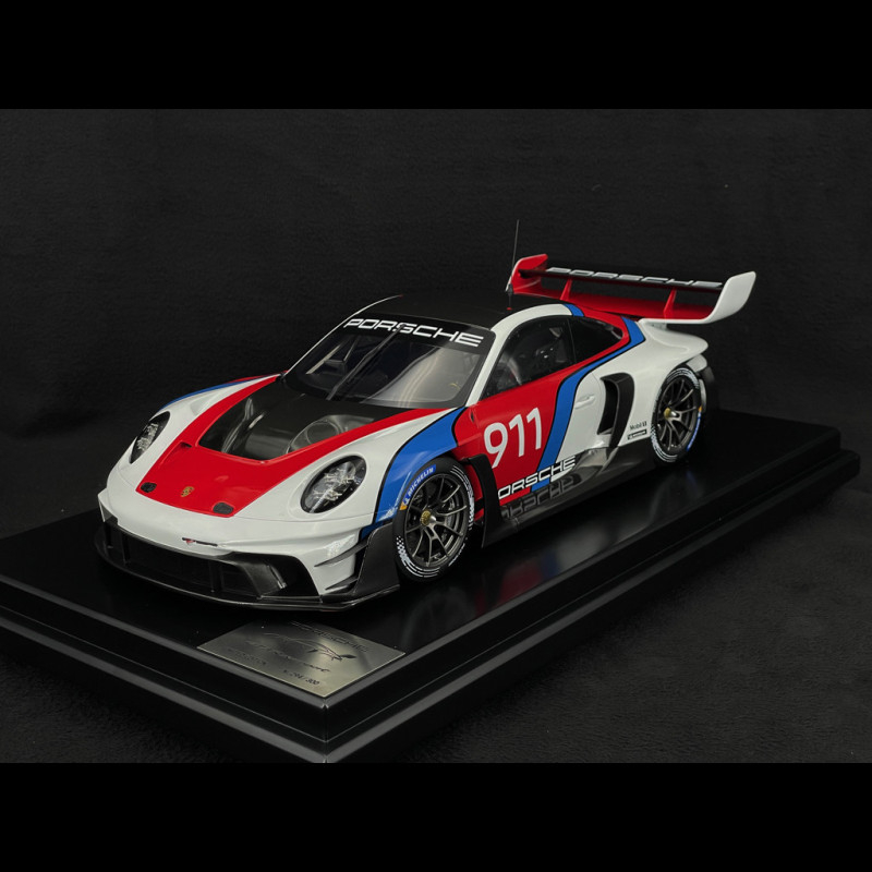 Porsche 911 GT3 R Rennsport Type 992 2024 Presentation Blanc / Rouge ...