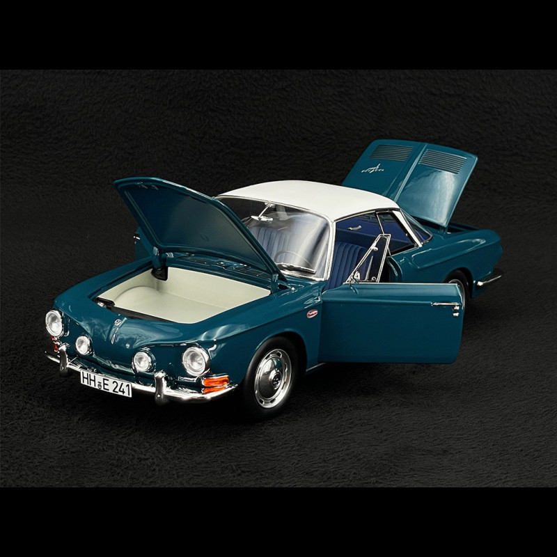Volkswagen Karmann Ghia Type 34 Coupe 1961 Sea Blue 1/18 Norev 188646