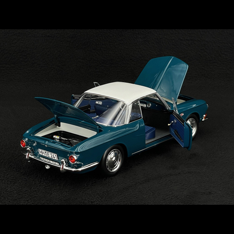 Volkswagen Karmann Ghia Type 34 Coupe 1961 Sea Blue 1/18 Norev 188646