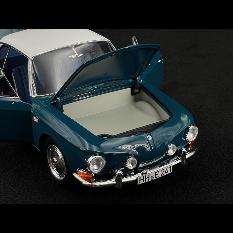 Volkswagen Karmann Ghia Type 34 Coupe 1961 Sea Blue 1/18 Norev 188646