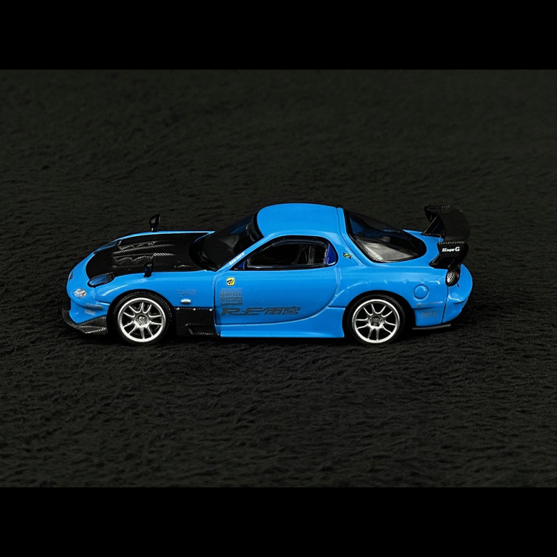 Mazda RX7 Re-Amemiya 20B NA 3Rotor-7 2024 Blue Ama-San Go 1/64 Mini GT ...
