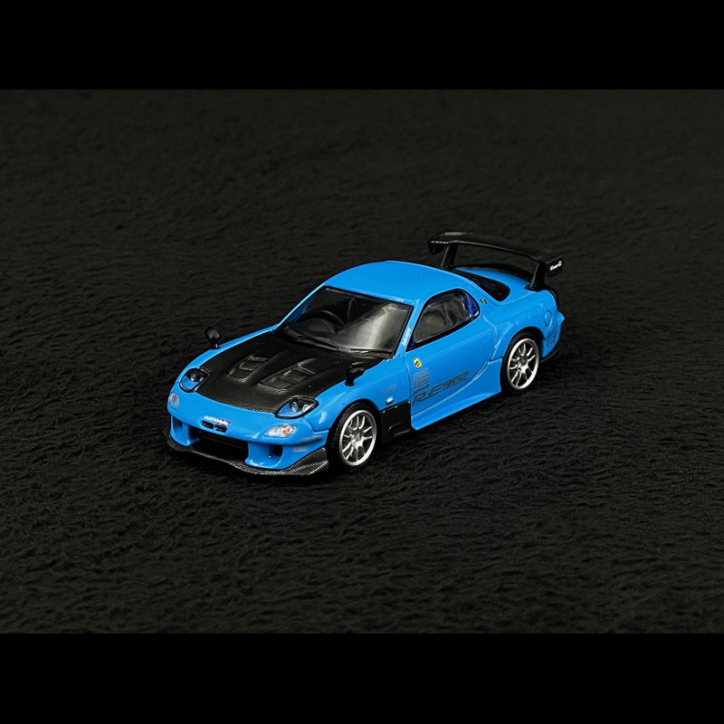 Mazda RX7 Re-Amemiya 20B NA 3Rotor-7 2024 Blue Ama-San Go 1/64 Mini GT ...