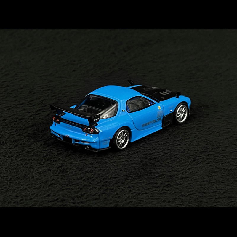 Mazda RX7 Re-Amemiya 20B NA 3Rotor-7 2024 Blue Ama-San Go 1/64 Mini GT ...