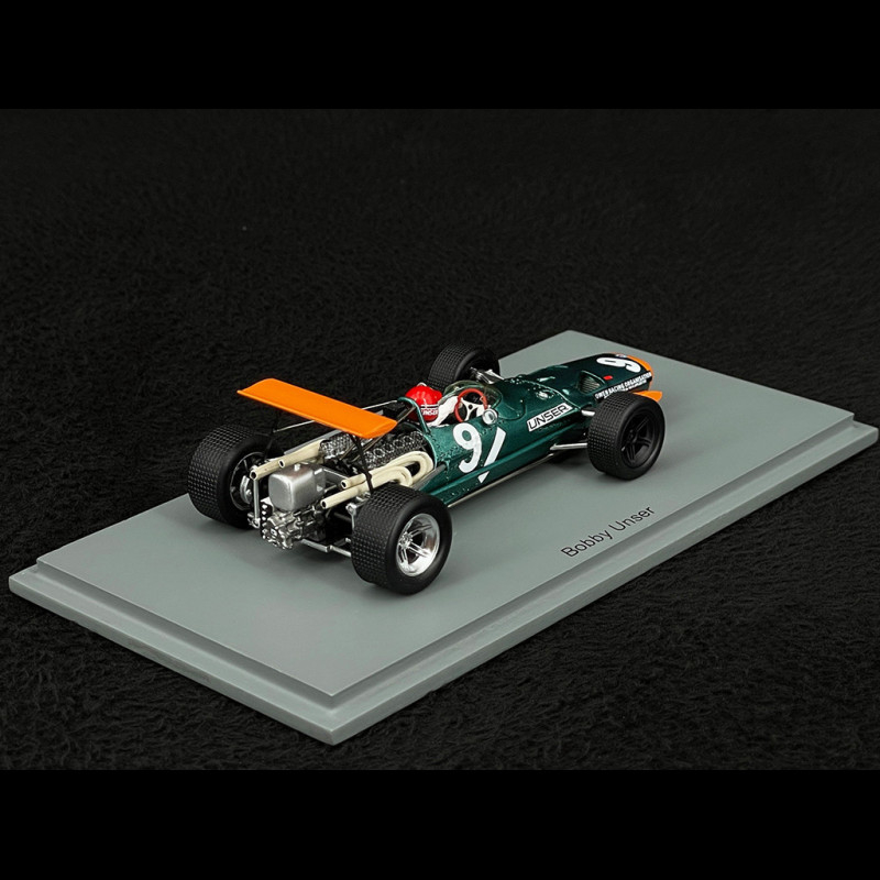 Bobby Unser BRM P138 n° 9 US GP F1 1968 1/43 Spark S5704