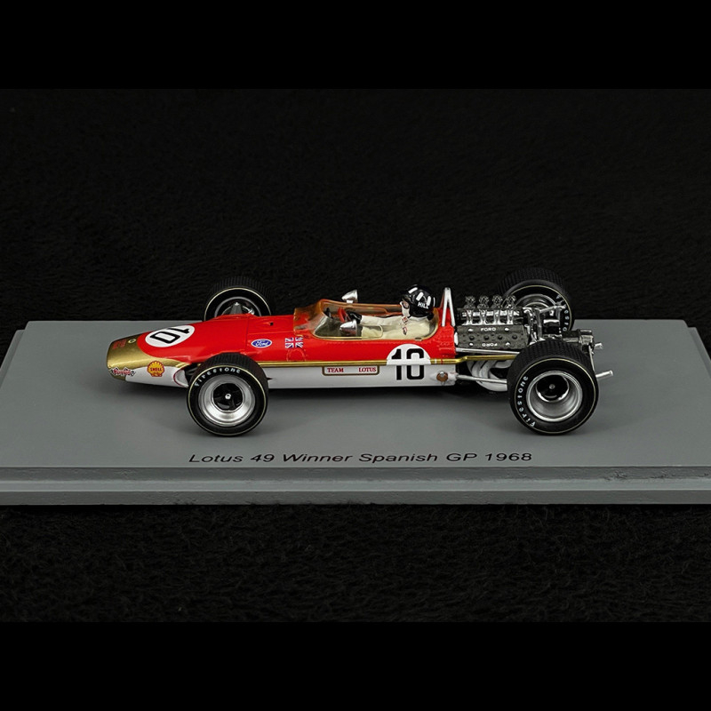 Graham Hill Lotus 49 n° 10 Winner Spanish GP F1 1968 1/43 Spark S4829