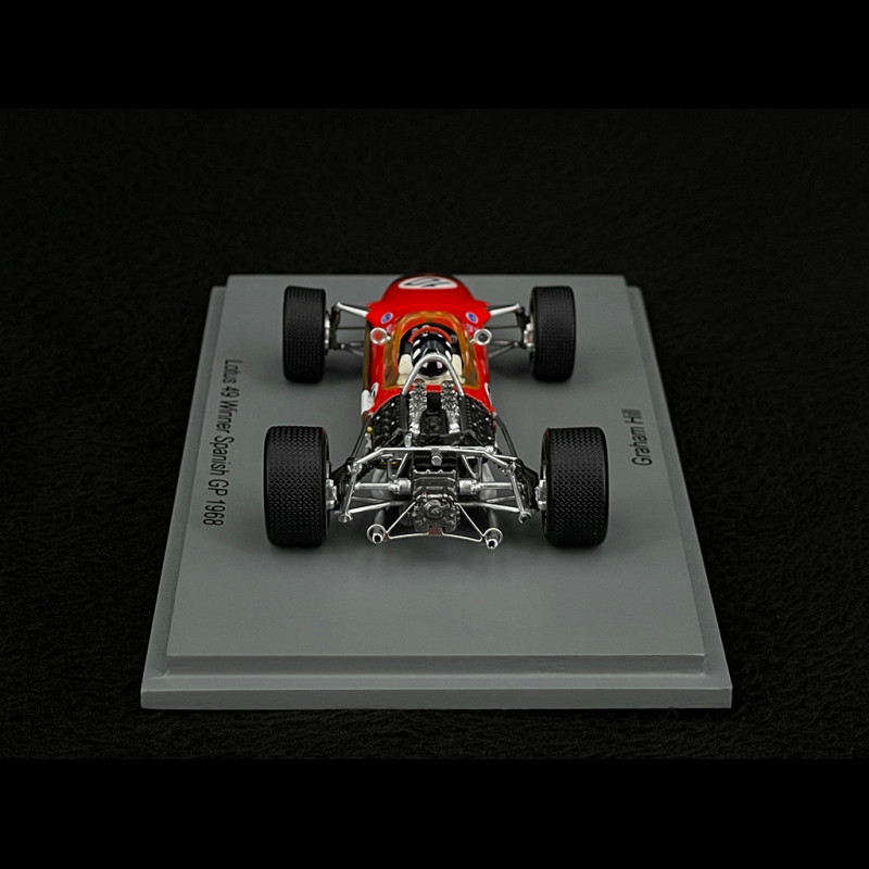 Graham Hill Lotus 49 n° 10 Winner Spanish GP F1 1968 1/43 Spark S4829