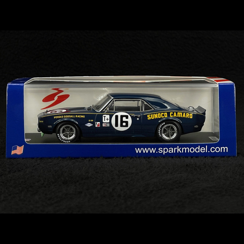 Chevrolet Camaro n° 16 2nd 12h Sebring 1968 1/43 Spark US246