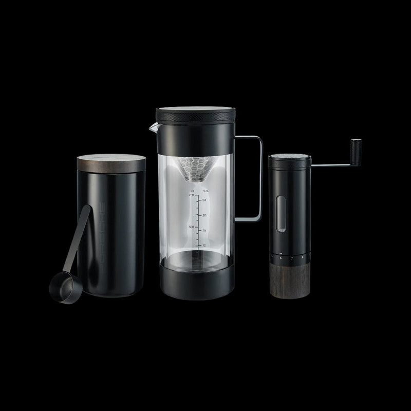 Porsche Coffee Maker + Coffee Box + Coffee Grinder