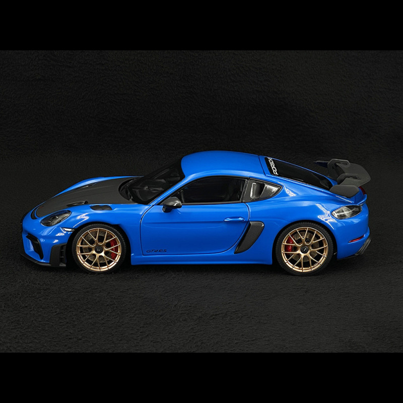 Porsche 718 Cayman GT4 RS Weissach Package 2024 Shark Blue 1/18 ...