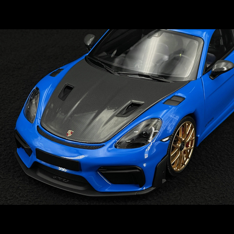 Porsche 718 Cayman GT4 RS Weissach Package 2024 Shark Blue 1/18 ...