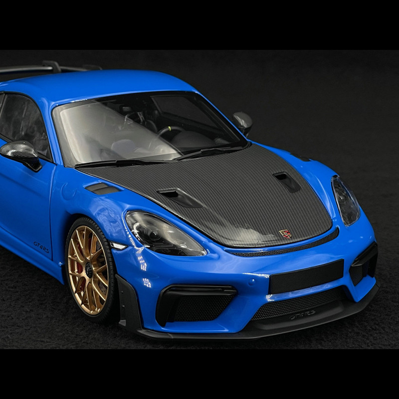Porsche 718 Cayman GT4 RS Weissach Package 2024 Shark Blue 1/18 ...